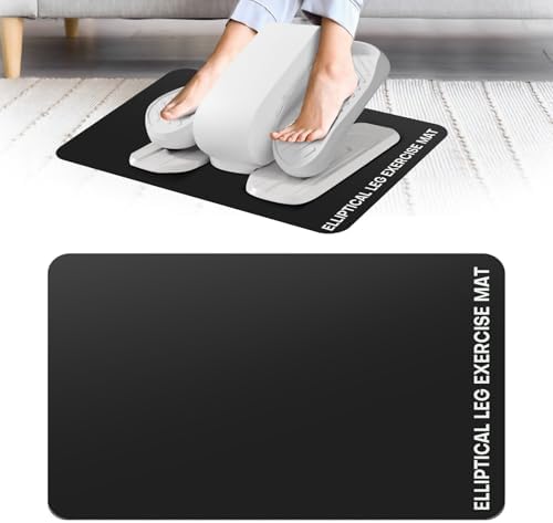Amazon.com: Non-Slip Ellipse Exercise Mat for Under Desk Elliptical ...