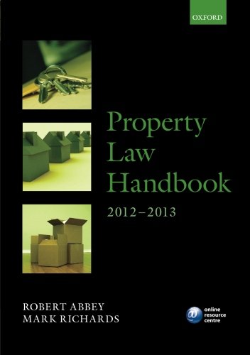 Buy Property Law Handbook 2012-2013 (Legal Practice Course Guide) Book ...