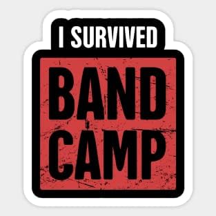 Amazon.com: Stickers Vinyl, Stickers Kiss Cut, I Survived Band Camp ...