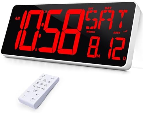 Amazon.com: KMMKGG 13.7”Digital Timer Large LED Screen displays（5 ...