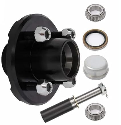 Amazon.com: RITZ INDUSTRIAL Trailer Axle Kits with 4 on 4" Bolt Idler ...