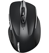 Amazon.com: TECKNET Wireless Mouse (BT5.0/3.0 & 2.4G) Rechargeable 4800 ...