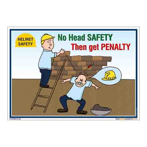 buysafetyposters.com - Know Helmet Safety Poster In English Eco Vinyl ...