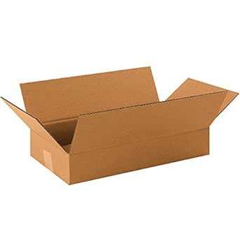 Amazon.com: BOX USA 16 x 9 x 3 Corrugated Cardboard Boxes, Long 16"L x ...