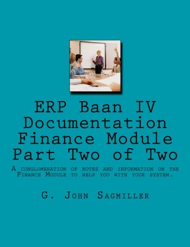 ERP Baan IV Documentation Finance Module Part Two of Two: A ...