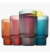 Amazon.com: Unbreakable Large Premium Plastic Reusable Drinking Glasses ...