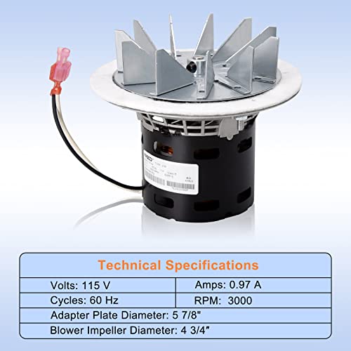 Snapklik.com : Exhaust Blower Motor For Vogelzang VG5790, VG5770 ...
