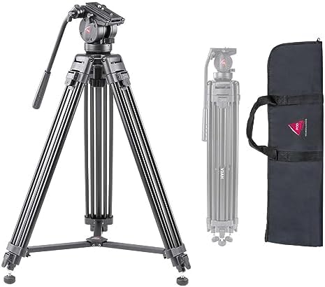 Amazon.com : 3Pod V3AH 3-Section Aluminum Video Tripod for Camera ...