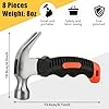 LISHINE Small Claw Hammer 12 Oz Stubby Hammer Mini Hammer for Kids ...