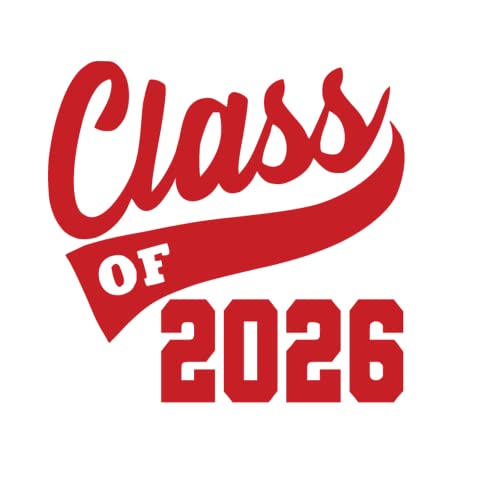 Amazon.com: Graduation Iron On Transfer, Class Of 2026 Tshirt Decal ...