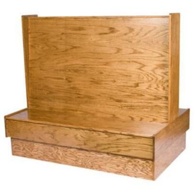 Amazon.com: Oak Street Rustic Booth 30"L x 42"H double wood seat - RST ...