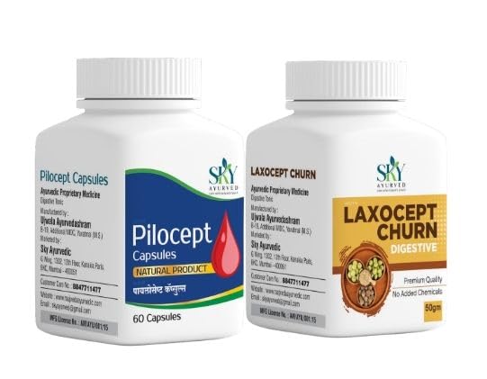PILOCEPT CAPSULES & LAXOCEPT CHURN FOR PILES, FISSURE, FISTULA ...