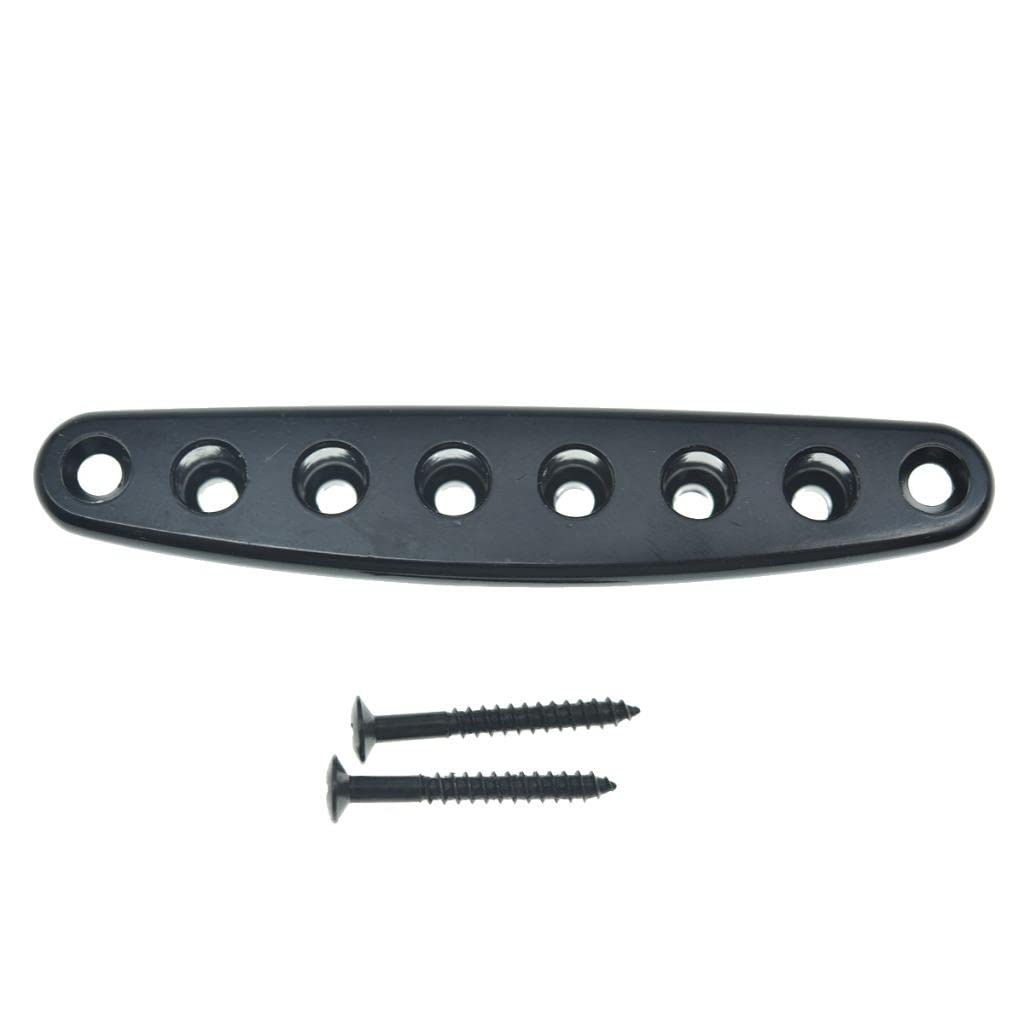 Snapklik.com : Guitar Bridge String Thru Body Ferrule Plate Guitar ...