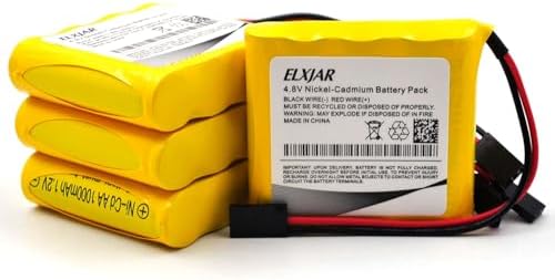 Amazon.com: YUTSUJO (4-Pack) Receiver RX Battery Pack with Hitec ...