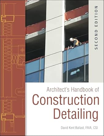 WILEY Architect's Handbook of Construction Detailing : Buy Online at ...