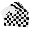Amazon.com: Super Z Outlet 12 Pack Black and White Checker Racing Flag ...