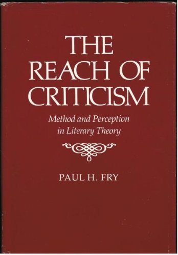 『The Reach of Criticism: Method and Perception in Literary - 読書メーター