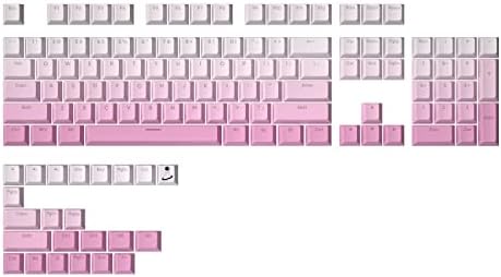 Amazon.com: YUNZII Gradient 127 Keys Cherry Profile PBT Dye Sublimation ...