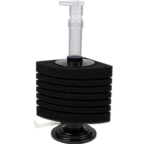 AQUANEAT Sponge Filter, Corner Fish Tank Filter, for Breeding Shrimp ...