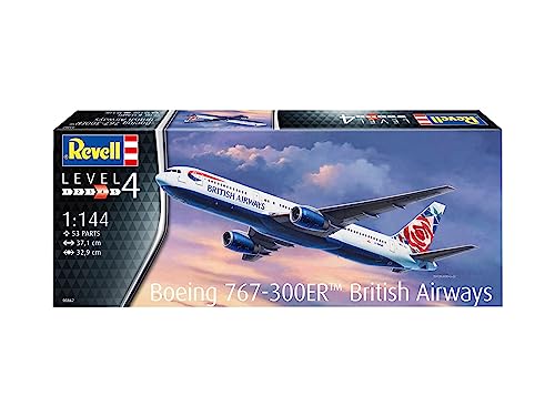 Revell 03862 Boeing 767-300ER “British Airways” 1:144 Scale Unbuilt ...