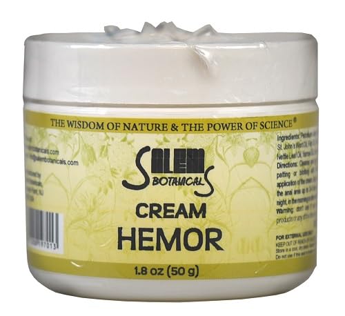Amazon.com : Salem Botanical Hemor Cream, 1.8 Ounce : Therapeutic Skin ...