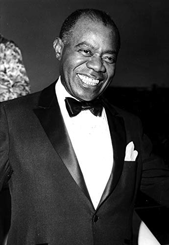 Louis Armstrong smiling Photo Print (24 x 30) : Amazon.in: Home & Kitchen