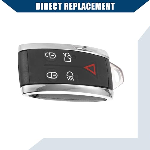 Hihaha 433MHz Keyless Entry Remote Key Fob for Jaguar XF 2009-2013 ...
