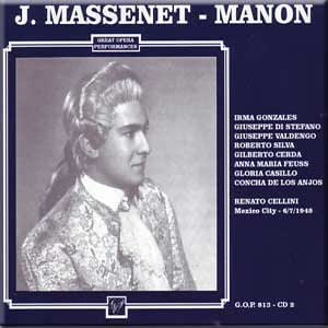 Jules Massenet - Manon - Renato Cellini (Limited Edition) (2 CD Set ...