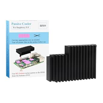 Amazon.com: Geekworm 15mm Thickness Aluminum Alloy Passive Heatsink Cooler H509 for Raspberry Pi ...