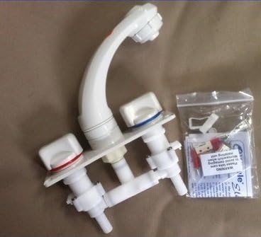 Amazon.com: Whale White Mixer TAP Short SPOUT RT2010 Elegance Caravan ...