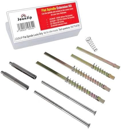 JOUNJIP Flat Spindle Thick Door Extension Kit - ONLY for JOUNJIP Brand ...