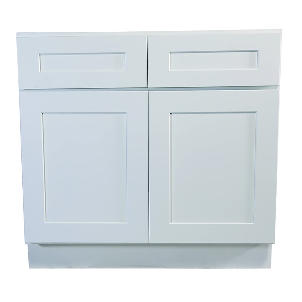 Amazon.com: Brookings Shaker Unassembled Base Kitchen Cabinet B42, 42 W ...