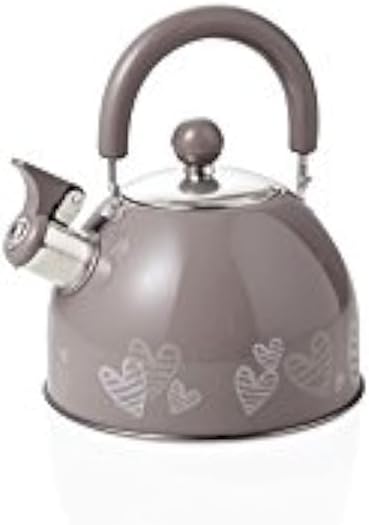 Amazon.com: BRANDANI Batticuore Stainless Steel Kettle, Grey, One Size ...