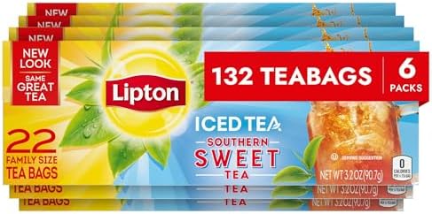 Amazon.com: Lipton Cold Brew Iced Tea Bags, Family Size Iced Tea Bags ...