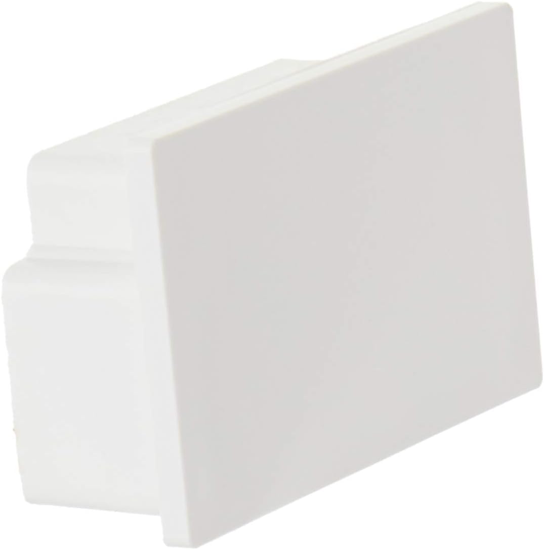 MK (ELECTRIC) Mini Trunking End Cap, 40 mm Length x 25 mm Height, White ...