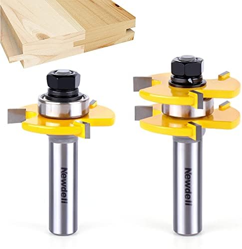 Yonico 18322 Complete Picture Frame Making Router Bit Set with 1/2-Inch ...