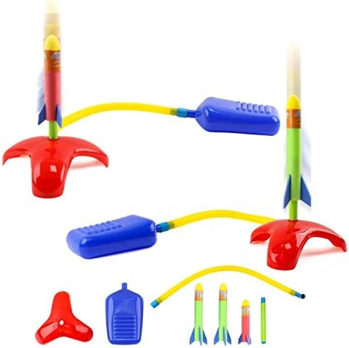 deAO Stomp and Launch Rocket Play Set Game for Children Include Foam ...