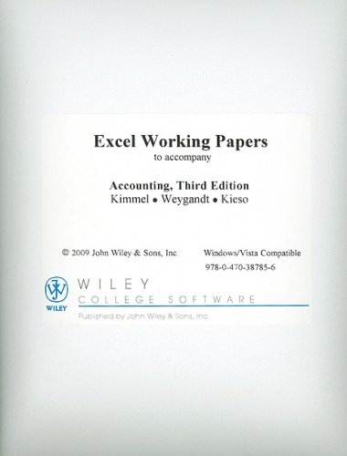 Buy Accounting: Excel Working Papers CD Book Online at Low Prices in ...