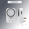 Defender 24 Hour Segment Timer Switch - Energy Saver Plug Standard Size ...