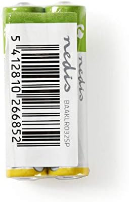 Nedis Alkaline Battery AAA, 1.5V - 2 pack: Amazon.co.uk: Electronics ...