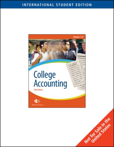 Buy College Accounting, Chapters 1-27 (ISE) Book Online at Low Prices ...