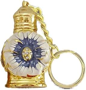 Amazon.com: MEHOFOND Keychain, 3ml Perfume Bottle Empty Decorative ...