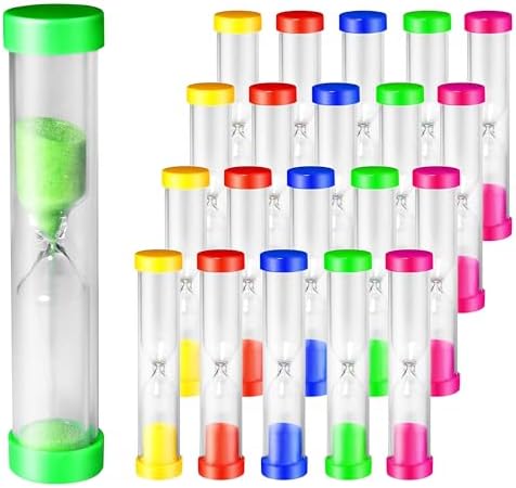 Amazon.com: 1 Minute Sand Timer, 50 Pcs Plastic Sand Timers, Small ...