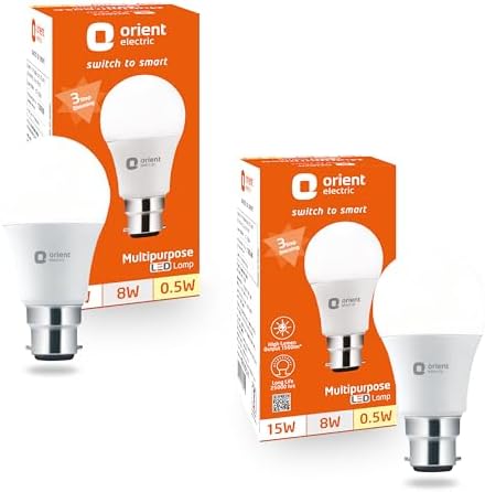 Buy Orient Electric High Glo LED Bulb 15W, Cool white light, 6500K ...