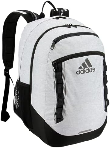 Amazon.com | adidas Foundation 6 Backpack, Two Tone White/Black, One ...