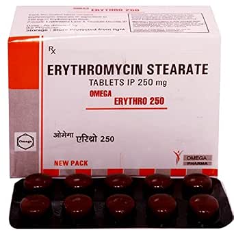 Erythro 250MG - Strip of 10 Tablets : Amazon.in: Health & Personal Care