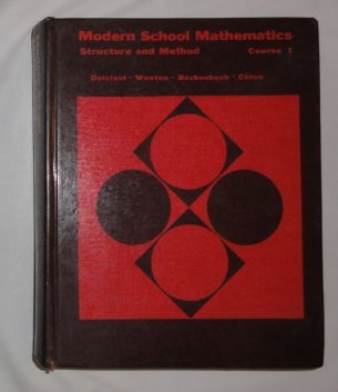 Modern School Mathematics Structure And Method Course 1 New Edition