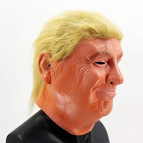 Amazon.com: Realistic Donald Trump Mask Celebrity Latex Mask Halloween ...