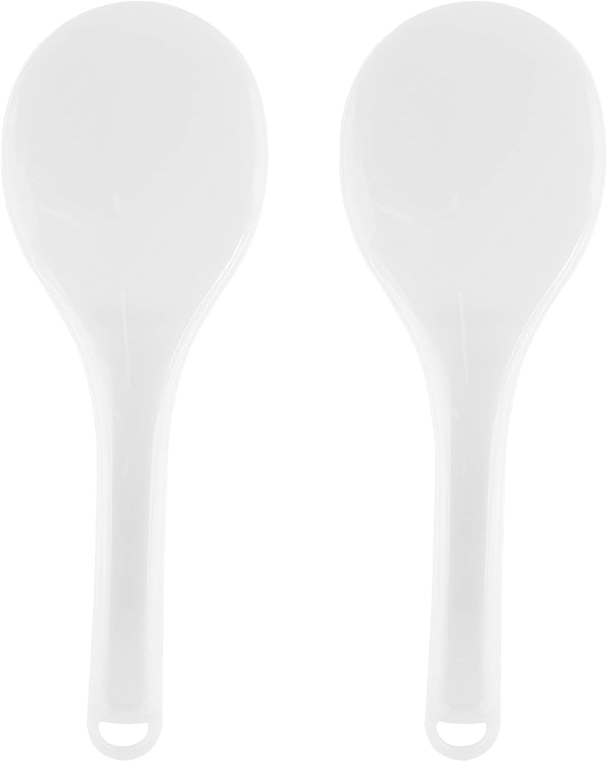 Amazon.com | 6 Pieces rice spoon paddle plastic Non Stick white ...