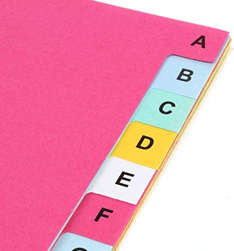 suaywo File Dividers A4 Folder Dividers Letter A-Z Dividers Binder ...